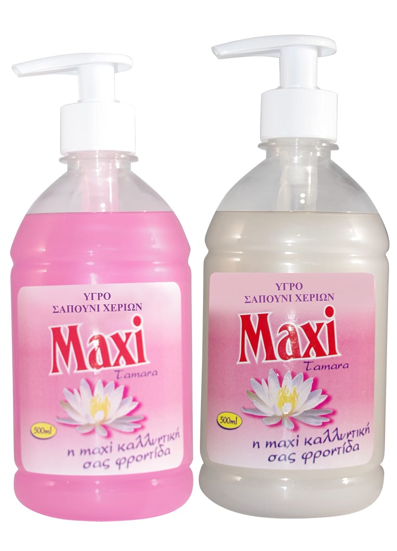 George Katsafados Ltd - MAXI SOAP LIQUID RED/COCUNUT - 500ml