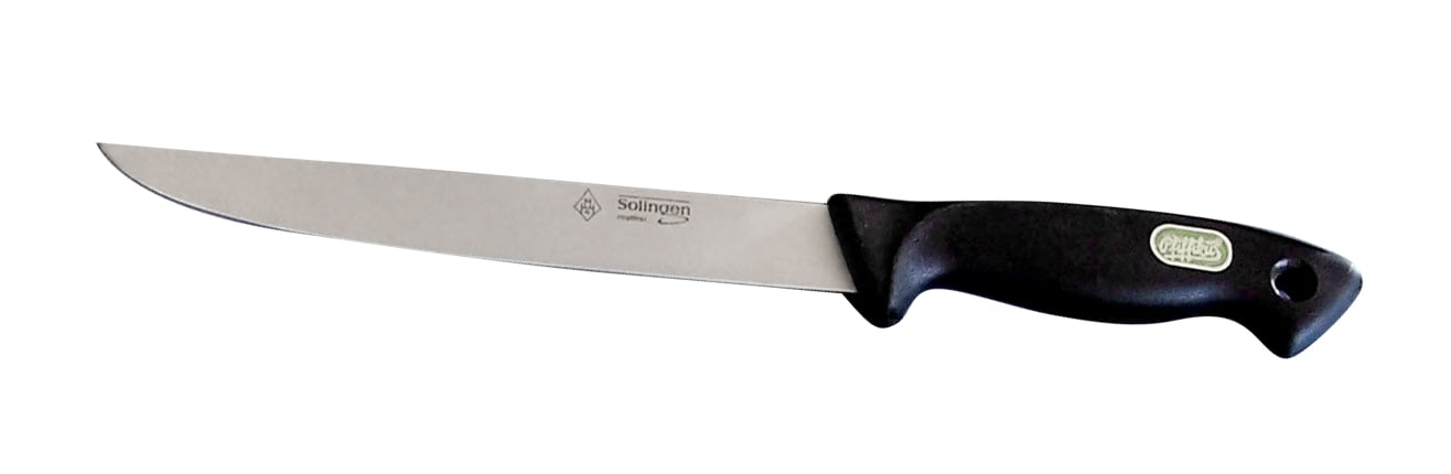 George Katsafados Ltd - Black knife commonly used from chefs.