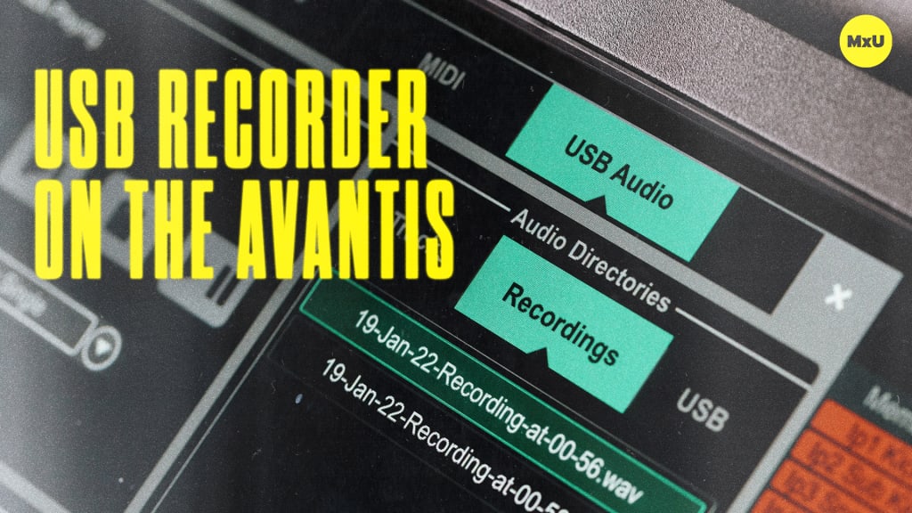 Effects Routing on the Avantis