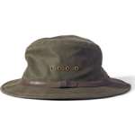 Filson 60016 Insulated Tin Cloth Packer Hat Dark Tan - Medium