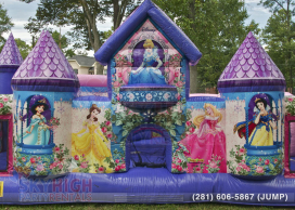 USA Princess Palace Bounce House | Sky High Party Rentals