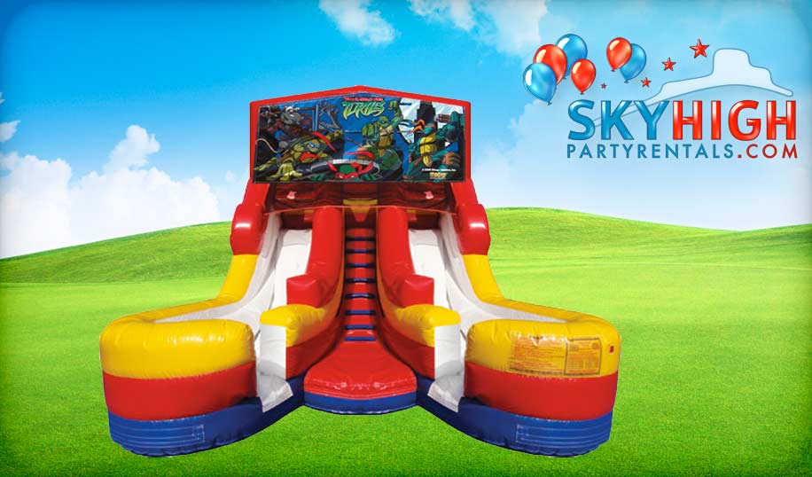 USA | Ninja Turtles Inflatable Slide | Sky High Party Rentals