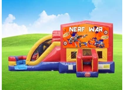 Nerf 3in1 Obstacle Houston | Sky High Party Rentals